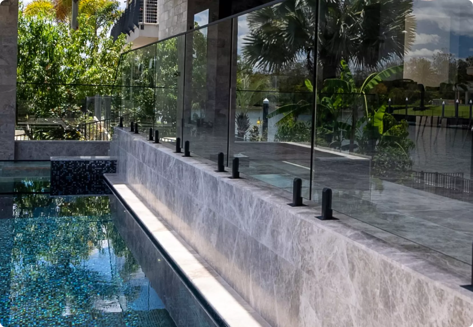 Insulated & Non-Conductive Spigots for Glass Fencing | Toughcoat Australia